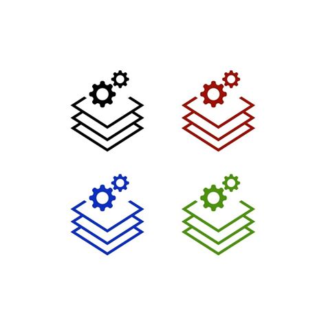 Premium Vector Multi Files Processing Icons