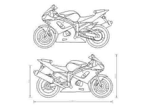 Yamaha R6 2001 2d Drawing Blueprints 67512 Model Copy Default
