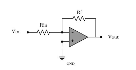 What Is An Inverting Operational Amplifier Inverting Op Amp Anito Circuits