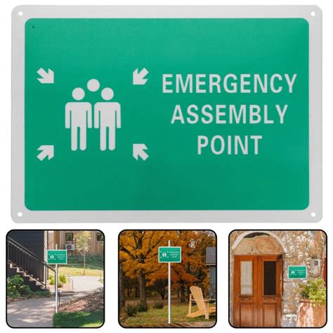 Fire Fighting Signs Caution Warning Emergency Assembly Area £1458