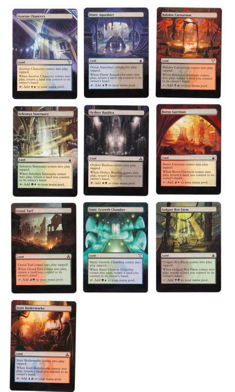 All Ten Bouncelands Extended Rmtgaltered