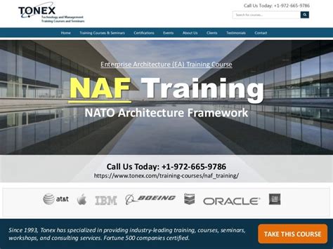 Naf Training Nato Architecture Framework