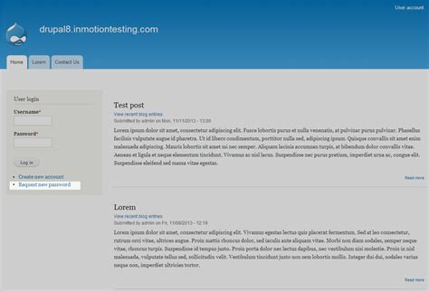 How To Reset Your Drupal Password Inmotion Hosting