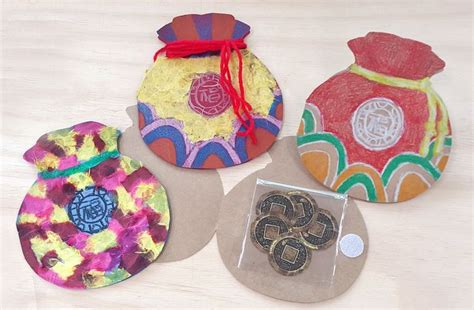 누리놀이 만들기 연구작 복주머니 만들기 복주머니 누리놀이 만들기활동 미술활동 엽전 미술활동 한지 복 일상 소통 쌤스타그램 공예 어린이 어린이를 위한 공예