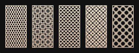 Cnc 레이저 절단용 장식 패널 동양 패턴의 벡터 모음 스텐실에 대한 스톡 벡터 아트 및 기타 이미지 스텐실 중국 문화 패턴 Istock
