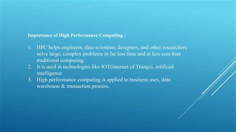 High Performance Computing In Cyber Security Ppt