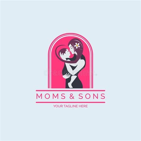 Moms And Sons Logo Illustration Template Design For Brand Or Company