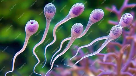 Premium Photo Human Sperm Cells Under Microscope For Medical Research And Reproductive Science