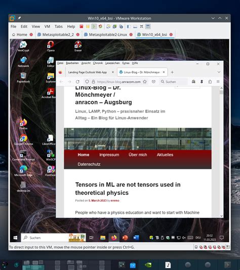 Opensuse Leap On A PC I Upgrade From Leap Repositories Nvidia Vmware WS KVM