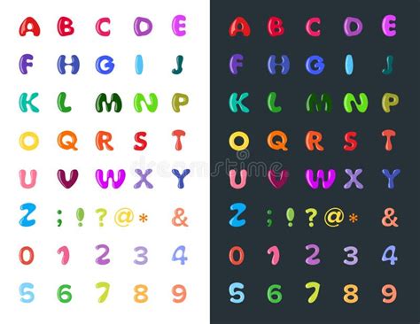 Funny Font Stock Vector Illustration Of Character Comics 60339494