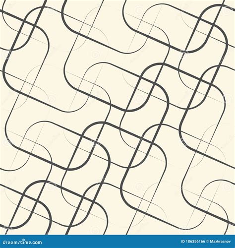 Seamless Grid Pattern Minimal Square Background Stock Vector Illustration Of Black Pattern