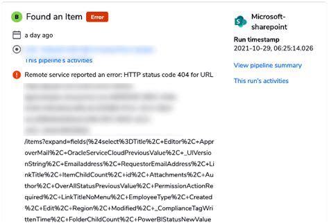 Common Pipeline Errors