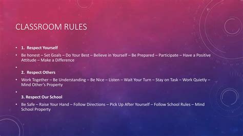 Classroom Rules Pptx Classroom Rules Pptx