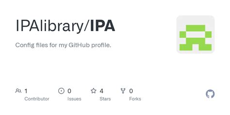 Ipareadmemd At Main · Ipalibraryipa · Github