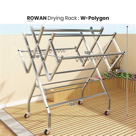Rowan Stainless Steel Drying Rack Furniture Avenue