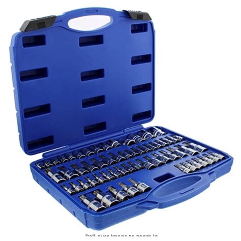 Spanar Box Torx Bit Socket Set 60 Pc Steel Star Bit Set Tamperproof Torx Plus And External