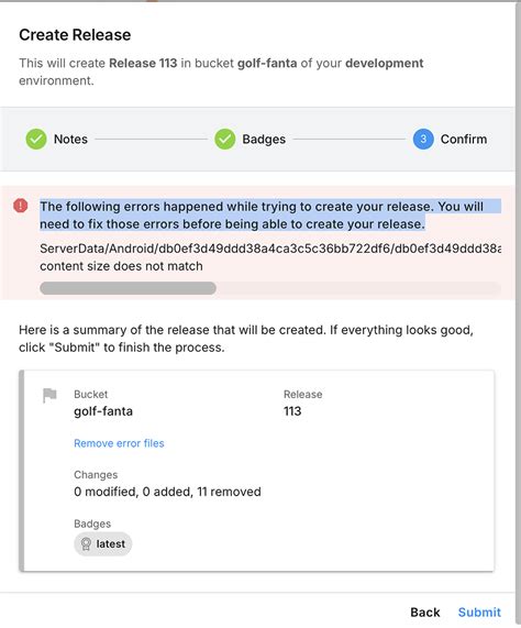 Ccd Creating Release Issue Unity Services Unity Discussions