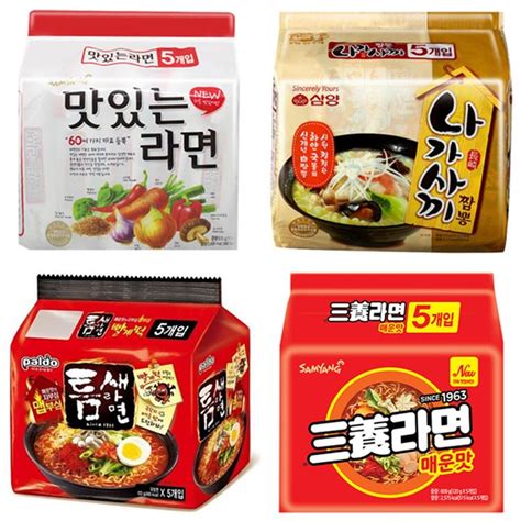 인기라면세트 6번 팔도 틈새라면 5입 삼양 맛있는라면 5입 삼양 나가사끼짬뽕 5입 삼 홈플러스 택배배송