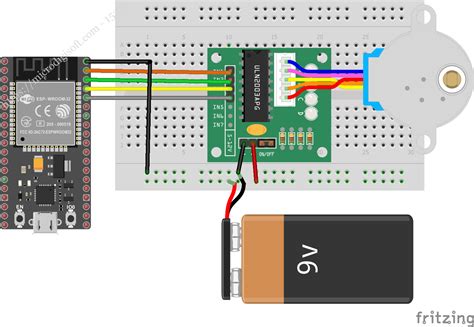 Micropython Interface 28byj 48 Stepper Motor With Esp32 Esp8266