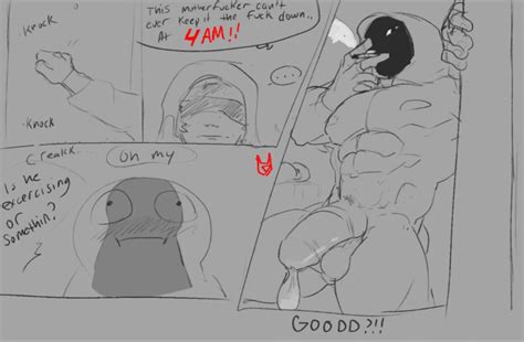 Rule 34 Abs Condom Cum Dialogue Matsuraoni Monochrome One Eye Pecs Penis Sketch Smoking 9584416