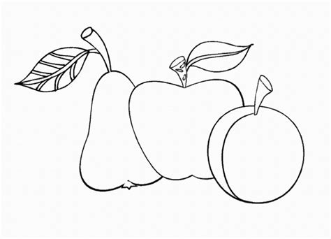 Розмальовка фрукти