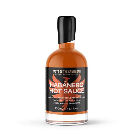 Red Habanero Hot Sauce Taste Of The Caribbean By Jacqueline Dedier