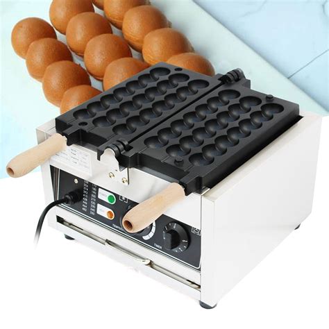 Buy Commercial Electric Waffle Bites Maker 1500w Bubble Waffle Ball Machine Nonstick Waffle