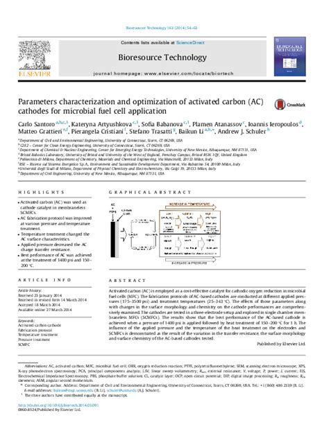 Pdf Parameters Characterization And Optimization Of Activated Carbon Ac Cathodes For