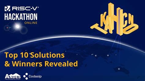 Risc V Hackathon Online Top 10 Solutions And Winner Revealed Zain