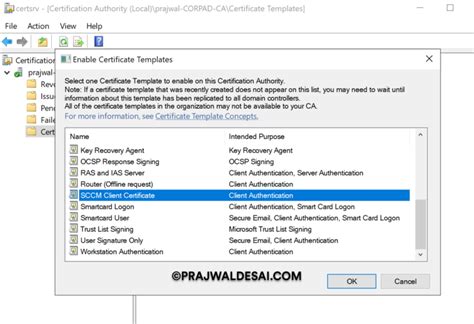Deploying SCCM Client Certificate For Windows Computers