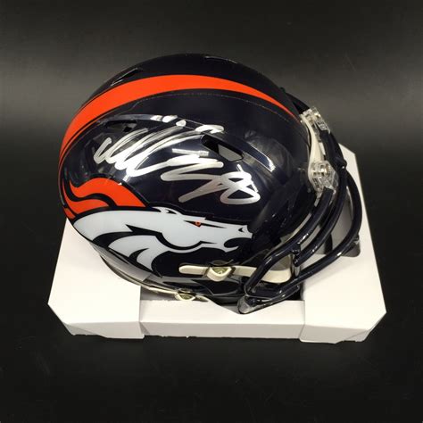 Nfl Broncos Von Miller Signed Mini Helmet The Official Auction Site