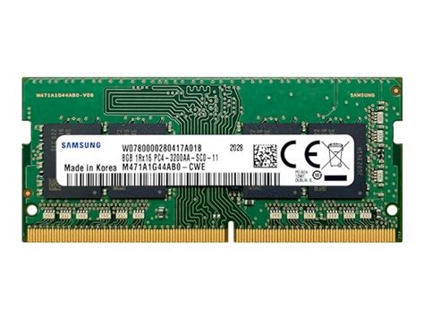 Samsung 8gb Ddr4 3200mhz Sodimm Psn