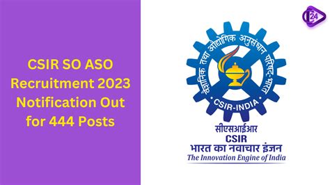 Csir So Aso Recruitment 2023 Notification Out For 444 Posts