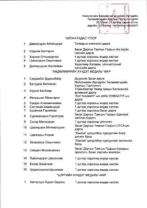 ТӨРИЙН ШАГНАЛД УЛАМЖЛАХ ТУХАЙ