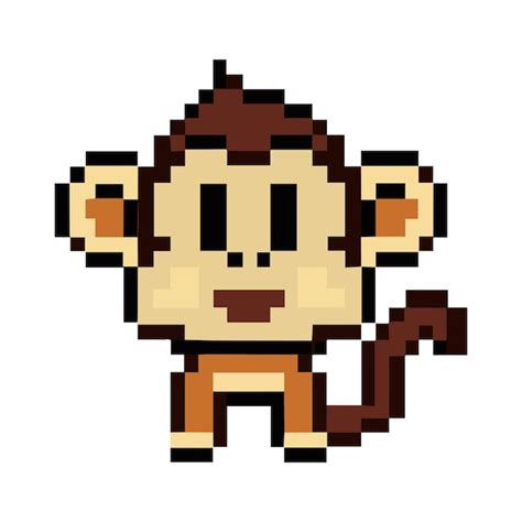 Mono Pixel Art 3 Vector Premium
