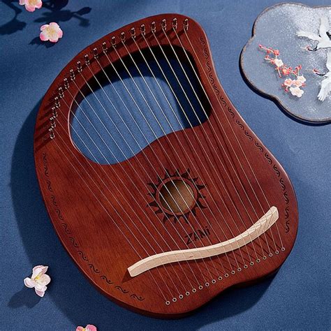 마호가니 19음계 리라 미니하프 휴대용 작은하프 홈플러스 택배배송
