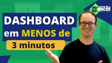 Como Fazer Dashboard Em Menos De 3 Minutos Curso De Excel Online Youtube