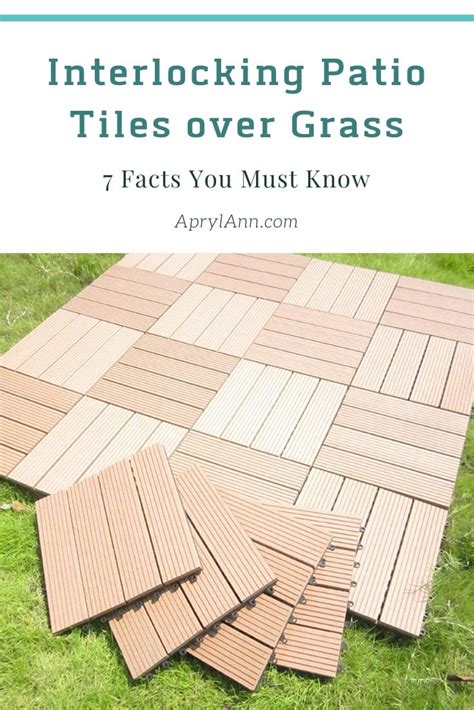 Interlocking Patio Tiles Over Grass 7 Facts You Must Know Aprylann