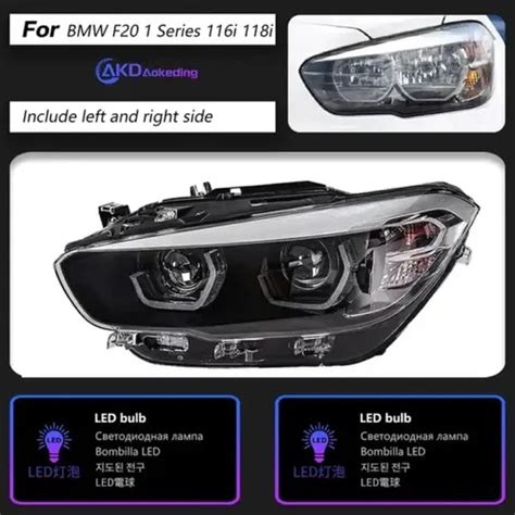 Head Lamp For Bmw F20 Led Headlight 2015 2018 Headlights 1 Series 116i 118i Drl Turn Signal High