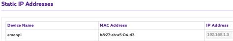 Disable DHCP Completely Installation OpenEnergyMonitor Community