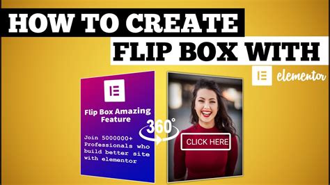 How To Create Flip Box In Wordpress Website With Elementor 2021 Elementor Flip Box Tutorial