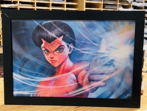 My Yusuke Mazoku Demon Form 3d Artwork Hand Drawn Colored And Self