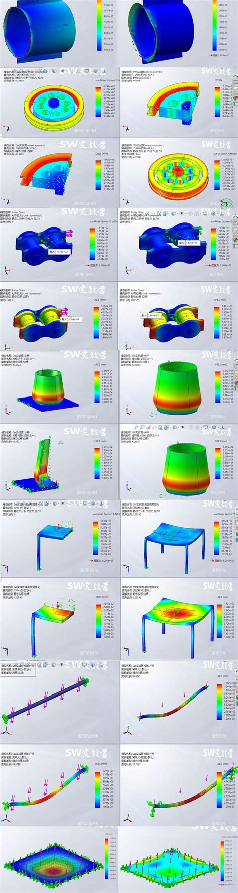 Solidworks有限元分析视频教程fea教程 哔哩哔哩 Bilibili