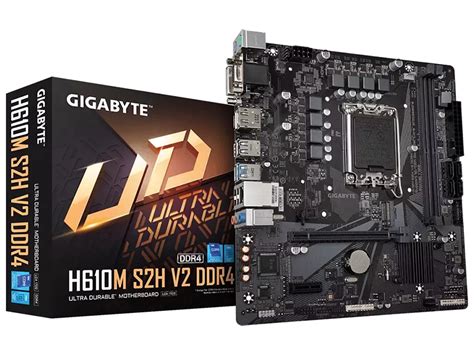 Gigabyte H610m S2h V2 Ddr4 ราคาเมนบอร์ด Intel Lga1700