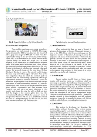 IRJET Helmet Violation Detection Using Deep Learning PDF