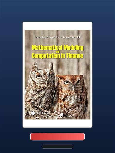 Verified Pdf Download Mathematical Modeling And Computation In Finance With Exercises And Python