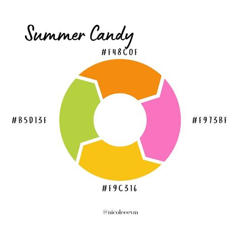 Summer Candy Color Palette