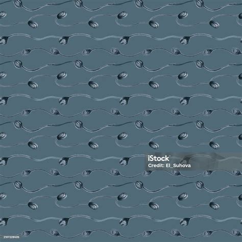 양귀비 꽃 줄기 새싹 및 잎이 있는 흑백 수채화 이음매 없는 패턴으로 패브릭 포장 스크랩북 배너 스티커 월페이퍼를 위한 세련된 꽃 디자인 검은색에 대한 스톡 벡터 아트 및