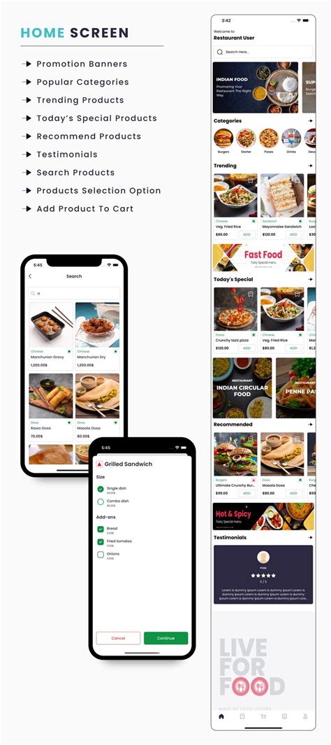 single restaurant flutter mobile apps with laravel admin panel code market