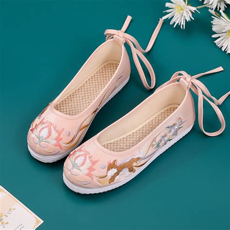 Lan Yue Sheng รองเท้าเครื่องแต่งกายสไตล์โบราณ Yoyoco06s Th Thaipick